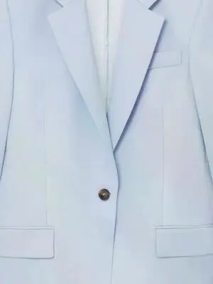 Stella McCartney Flannel Single-breasted Blazer