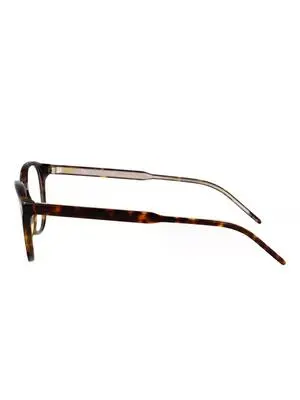 Giorgio Armani Pantos-frame Glasses - Brown