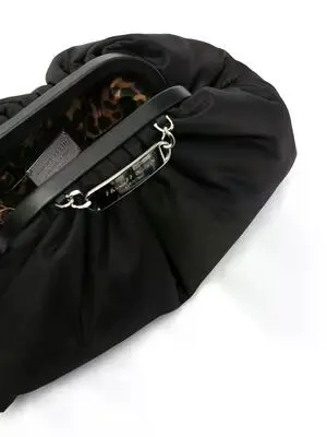 Philipp Plein Logo Plaque Clutch