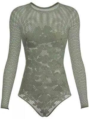 MARGHERITA MACCAPANI Monogram Bodysuit