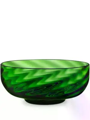Dolce & Gabbana Murano Glass Hand-blown Ice Cream Bowls - Green