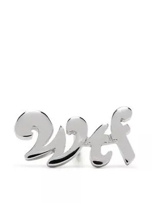 TRUE ROCKS Wtf Stud Earring - Silver