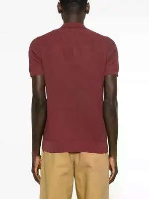 Corneliani Patterned-jacquard Polo Shirt