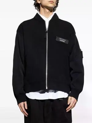 Comme Des Garçons Logo-patch Bomber Jacket