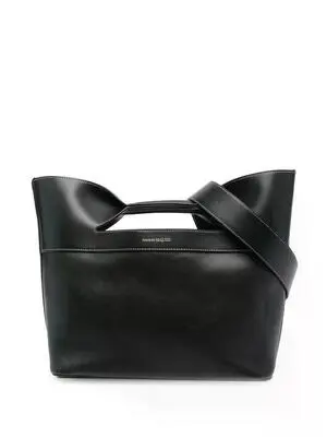 Alexander McQueen Logo-print Tote Bag - Black