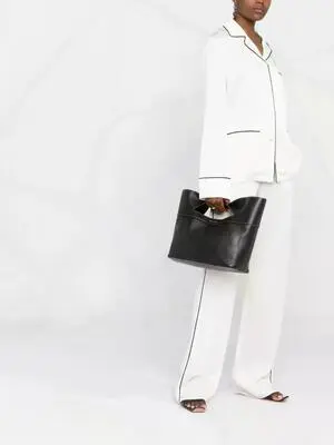 Alexander McQueen Logo-print Tote Bag - Black