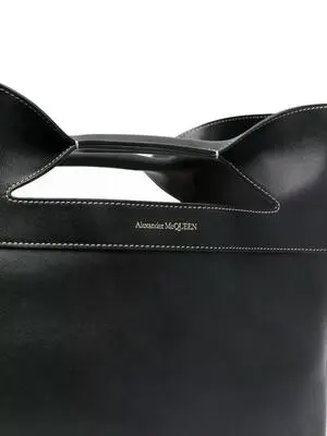 Alexander McQueen Logo-print Tote Bag - Black
