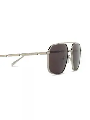 Alexander McQueen Am0477s Sunglasses - Silver