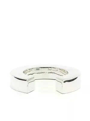 UNCOMMON MATTERS Aperture Open-cuff Bangle - Silver