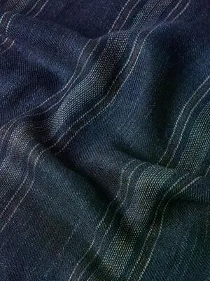 Brunello Cucinelli Stripe-pattern Silk-blend Scarf