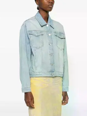 CHIARA FERRAGNI 3d Logo Denim Jacket