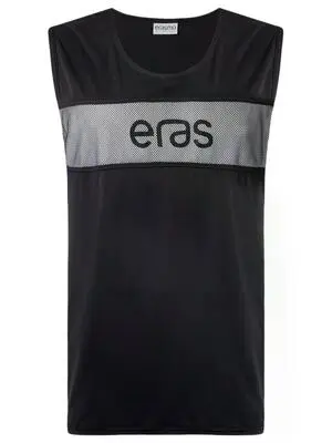 AMIR SLAMA Cotton Logo Print Tank Top
