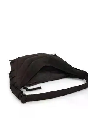 LEMAIRE Small Soft Shoulder Bag In Quilted Nylon - Brown