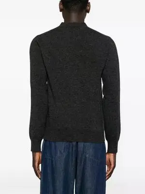 Play Comme Des Garcon Heart-patch Wool Cardigan