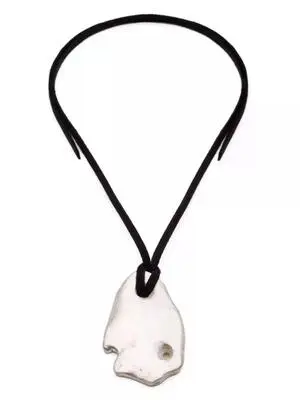 KAREN CHEKERDJIAN STUDIO Anchor Pendant - Silver