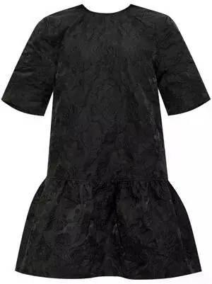 GANNI Botanical Jacquard Mini Dress
