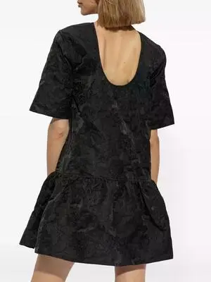 GANNI Botanical Jacquard Mini Dress