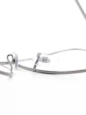 Ray-ban Aviator Frame Glasses - Silver