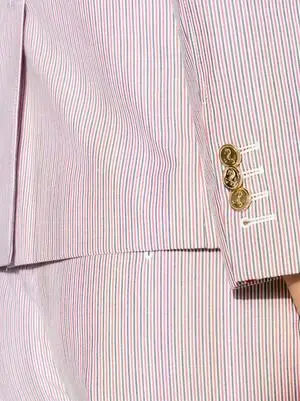 Thom Browne Striped Double-breasted Jacket