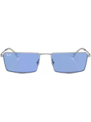 Ray-ban Rectangle-frame Sunglasses - Silver