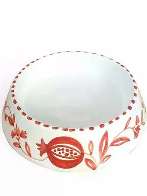 LES-OTTOMANS Small Hand-painted Bowl - Multicolour