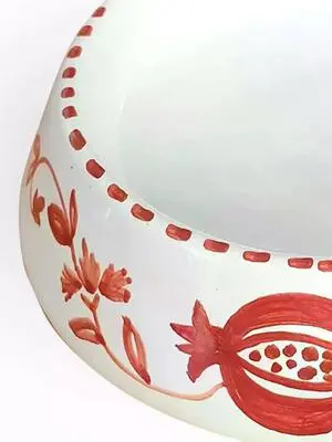 LES-OTTOMANS Small Hand-painted Bowl