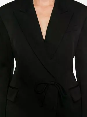 Valentino Garavani Bow-embellished Double-breasted Blazer