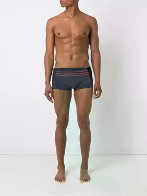 AMIR SLAMA Striped Low-rise Trunks