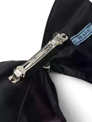 Prada Re-nylon Bow Hair Clip