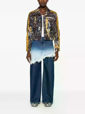 CHARLES JEFFREY Painted Denim Jacket