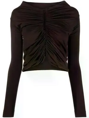 Dolce & Gabbana Gathered-detail Virgin-wool Jersey