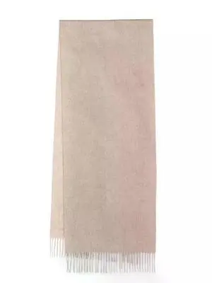 N.peal Large Woven Scarf - Neutrals