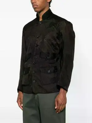 CHRISTIAN PEAU Silk Jacquard Jacket