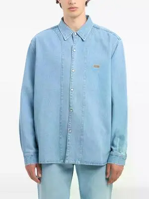 Gcds Wirdo Denim Shirt - Blue