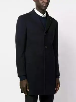 Tagliatore Single-breasted Cashmere Coat