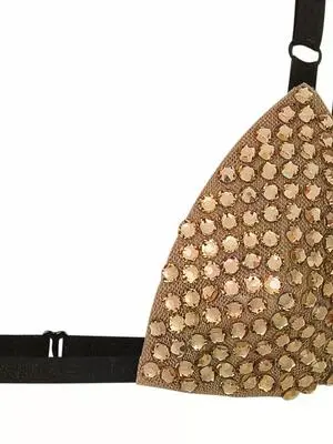 Dolce & Gabbana Rhinestone-embellished Bralette Top