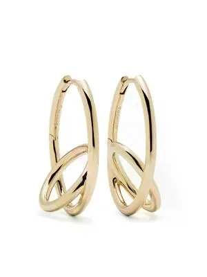 OTIUMBERG 14ct Vermeil Spiralis Hoop Earrings - Gold
