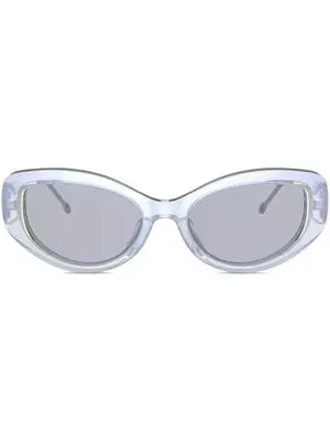 DIESEL® Logo-plaque Cat-eye Sunglasses