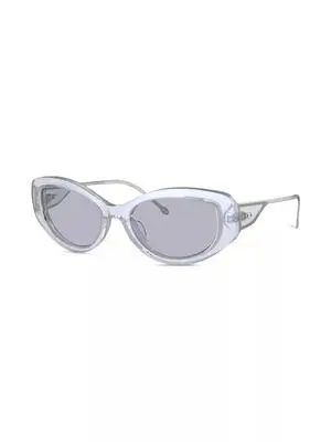 DIESEL® Logo-plaque Cat-eye Sunglasses