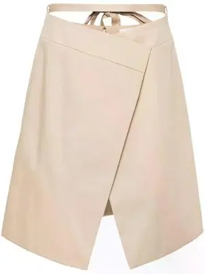 PATOU Wrap-design Cotton Skirt
