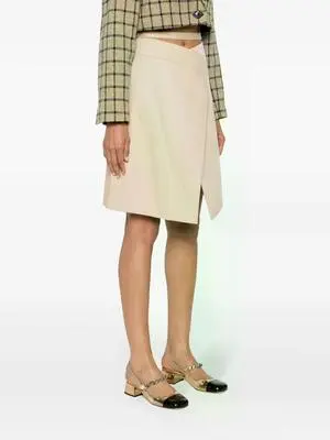 PATOU Wrap-design Cotton Skirt