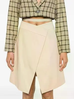 PATOU Wrap-design Cotton Skirt