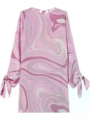Emilio Pucci Abstract-pattern Print Mini Dress