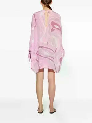 Emilio Pucci Abstract-pattern Print Mini Dress