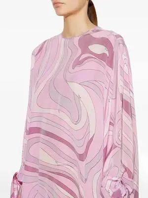 Emilio Pucci Abstract-pattern Print Mini Dress
