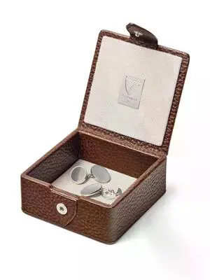 ASPINAL OF LONDON Leather Stud Box