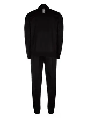 EA7 Logo-print Tracksuit - Black