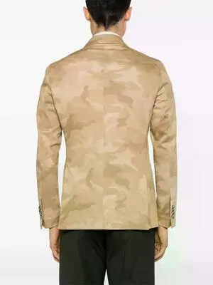 Tagliatore Camouflage-pattern Blazer - Neutrals