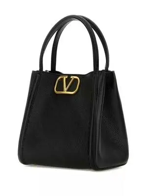 Valentino Garavani Vlogo Signature Grained Leather Tote Bag