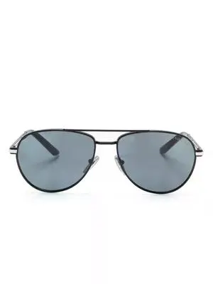 Prada Logo-print Sunglasses - Silver